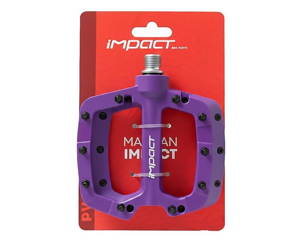 Impact COMP 2 Plastik Çift Rulmanlı Trial Bmx Platform Çivili Pedal Mor ...